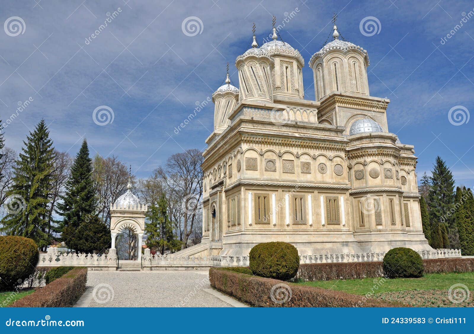 Garden church stock image. Image of architecture, arges - 24339583