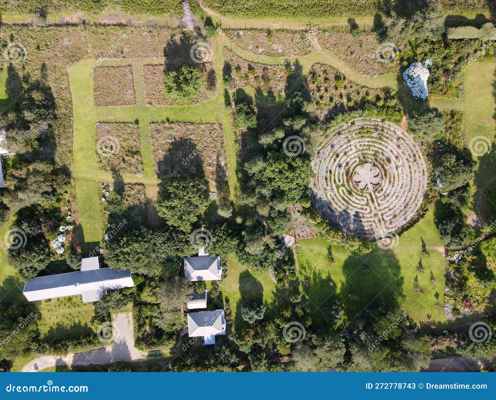 Garden on the Countryside of Hogsback, South Africa Stock Image - Image ...