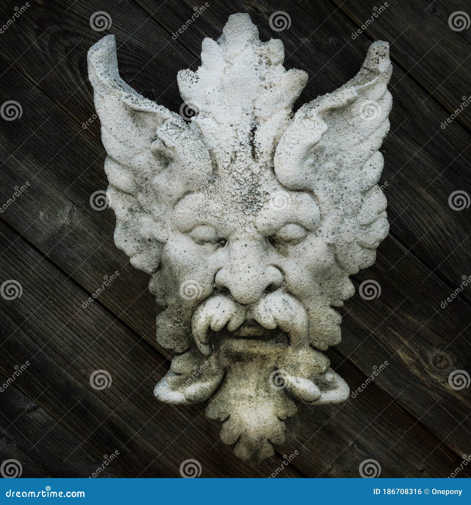 Garden Decor stock photo. Image of stone, devil, artwork - 186708316