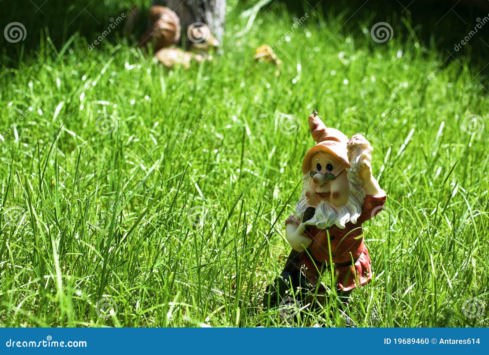 Garden Dwarf stock photo. Image of gnome, figure, fresh - 19689460