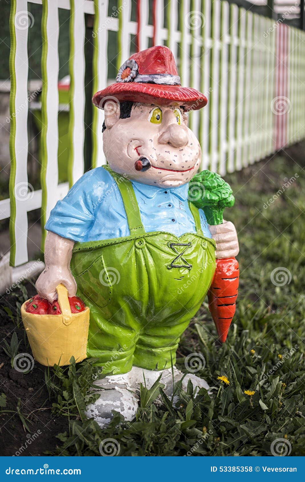 Garden dwarf stock photo. Image of colourful, colored - 53385358