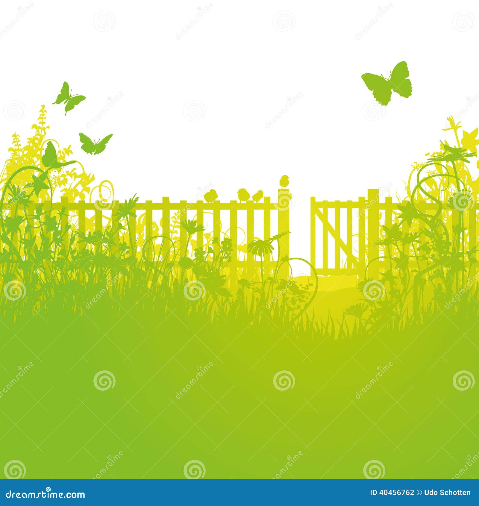 The Gates Vector Illustration | CartoonDealer.com #138408264