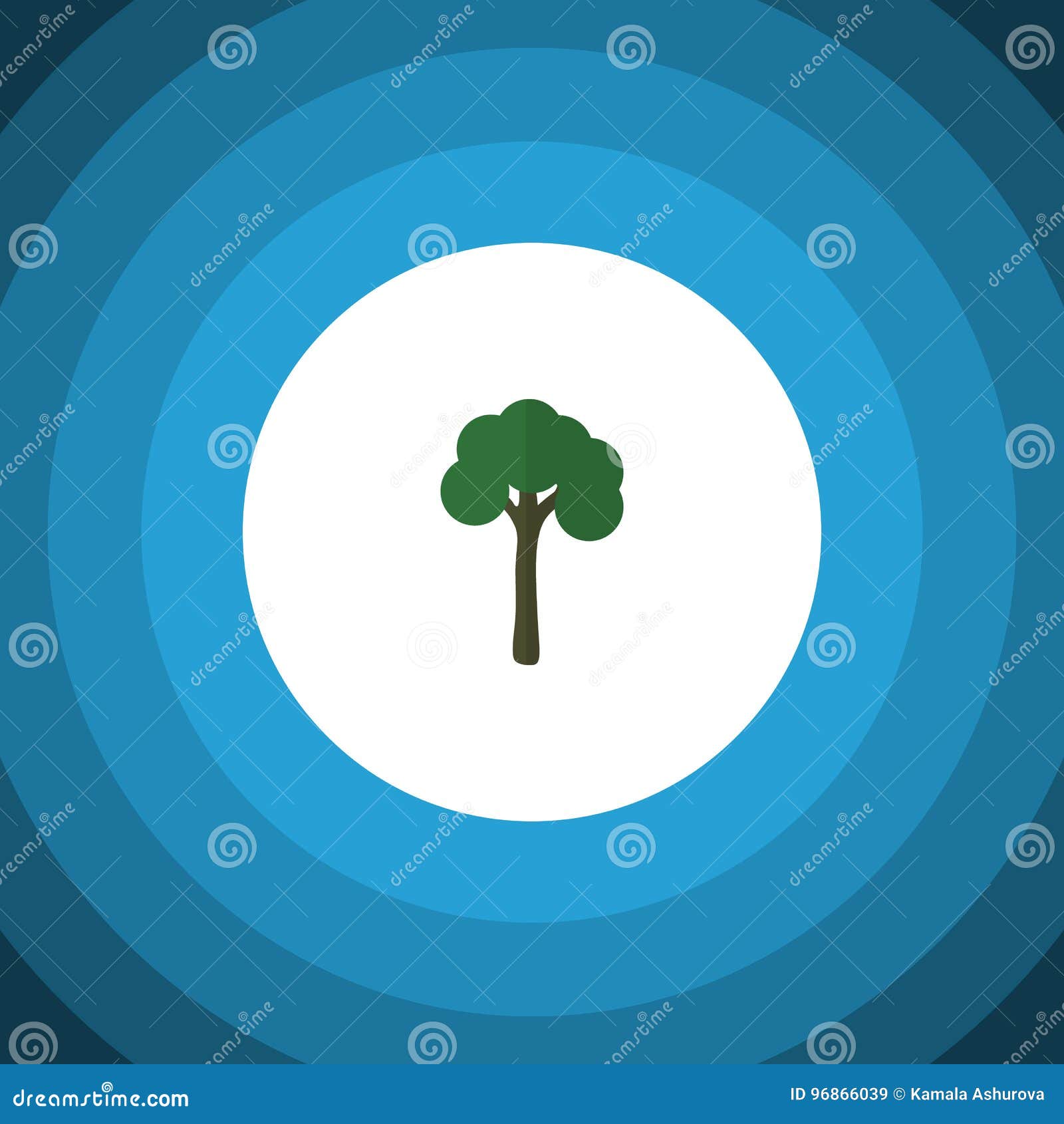 Garden Flat Icon. Evergreen Vector Element Can Be Used for Evergreen ...
