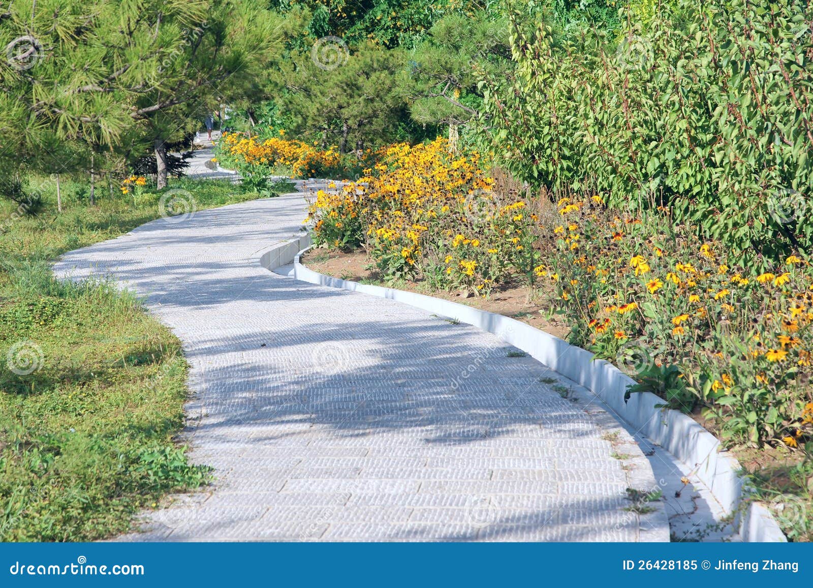 Garden footpath stock image. Image of path, footpath - 26428185