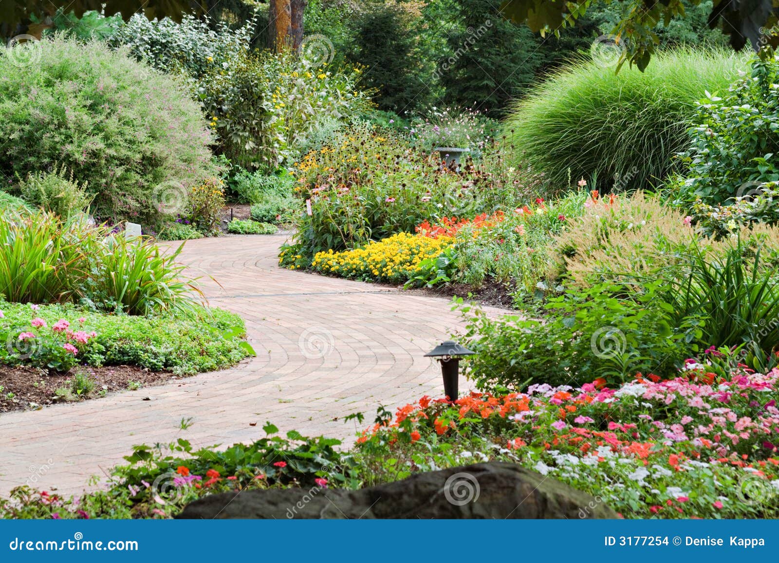 Garden Footpath stock photo. Image of formal, restful - 3177254