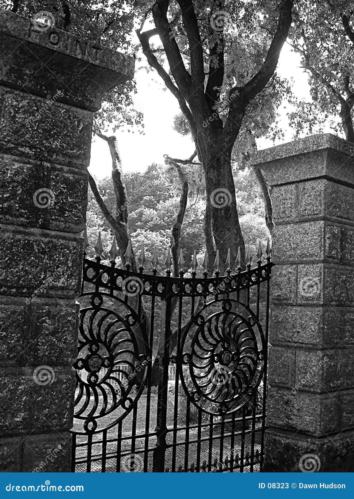 Garden Gate stock image. Image of landscape, scenic, gardens - 8323