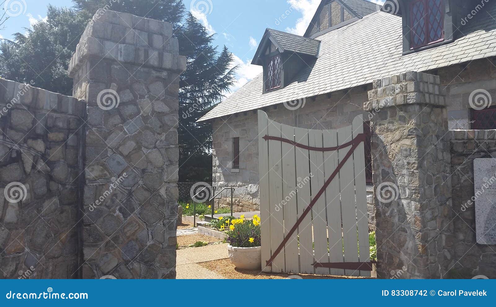 Garden gate stock photo. Image of colonial, gate, garden - 83308742