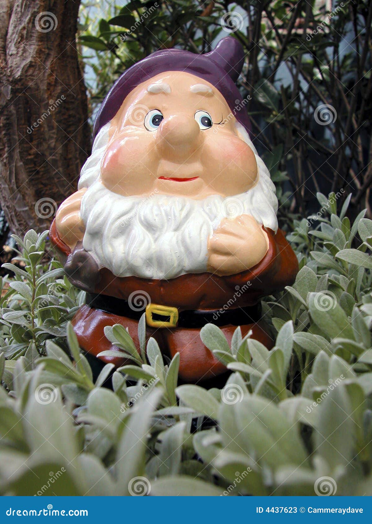 Garden Gnome stock image. Image of decoration, ornamental - 4437623