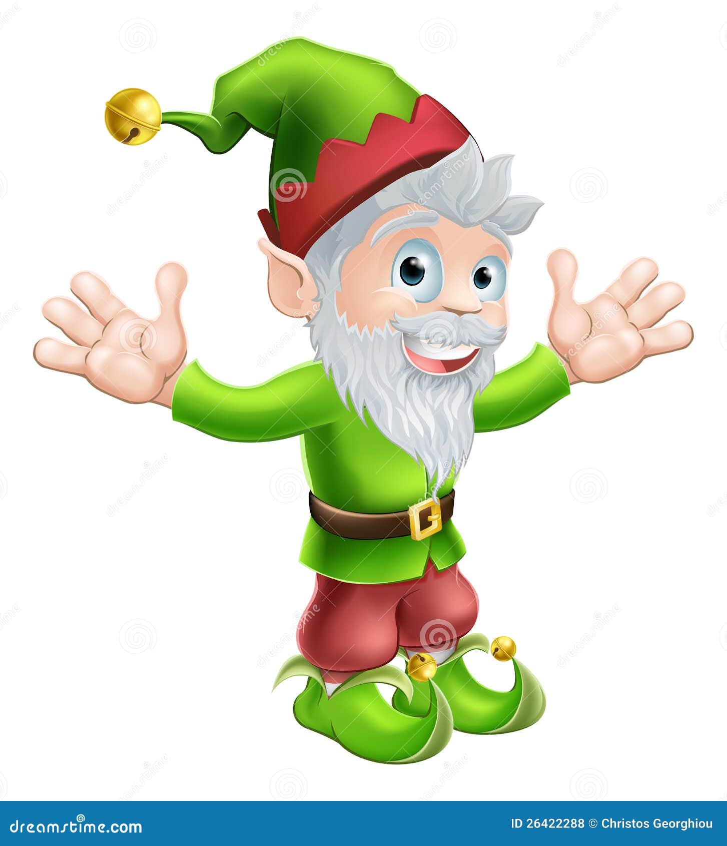 Garden gnome or elf stock vector. Illustration of knome - 26422288