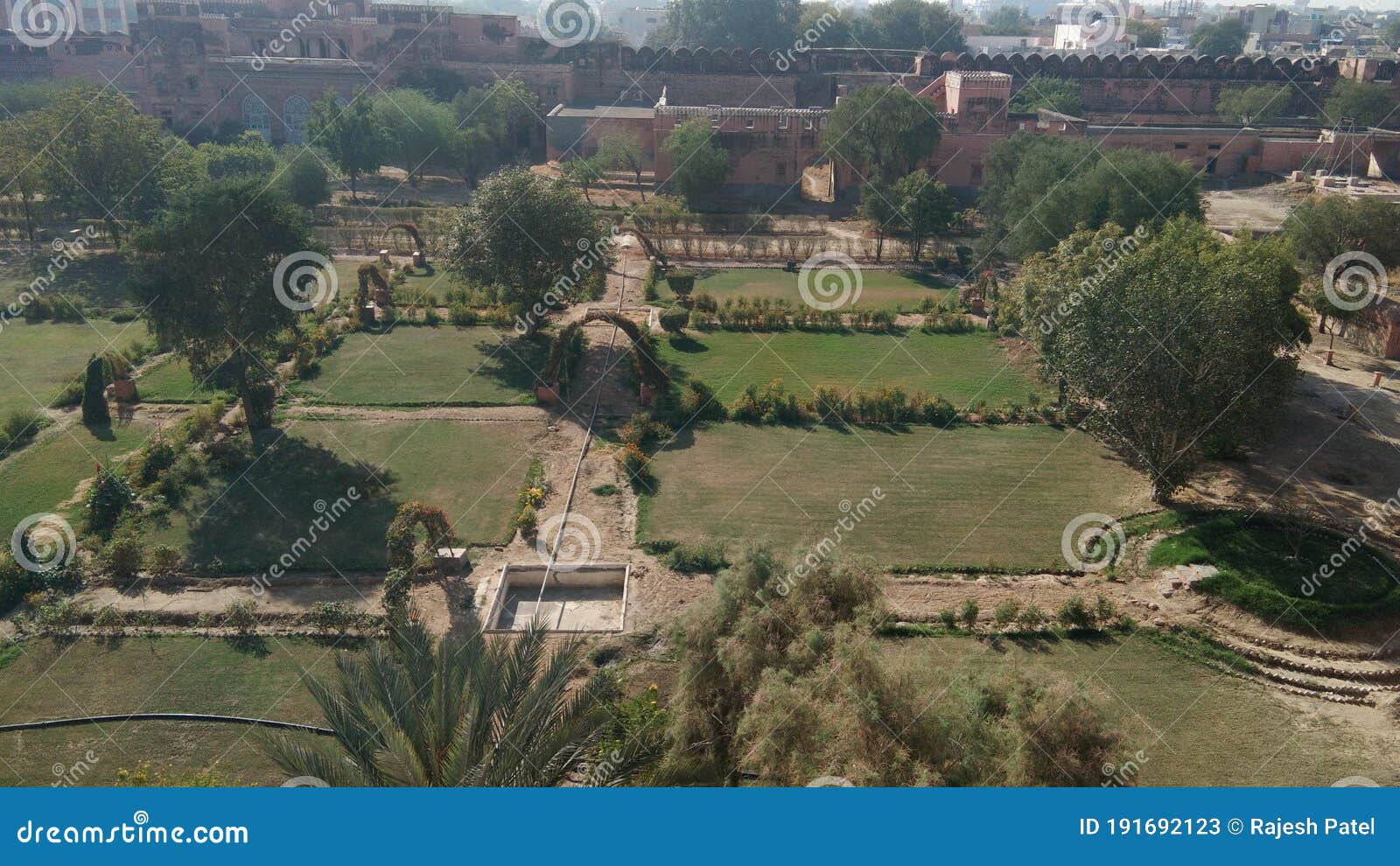 Garden, Greenery, Raj Garden Stock Image - Image of town, hill: 191692123
