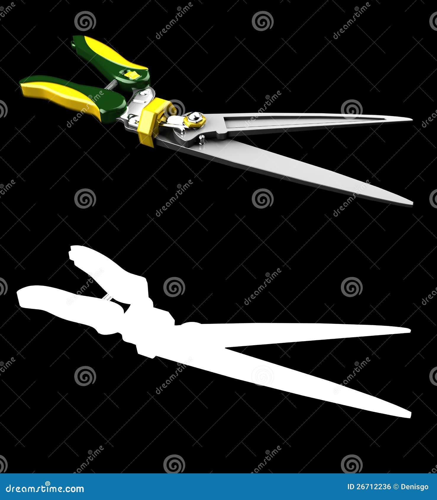 Garden Hedge Trimmers stock illustration. Illustration of farm - 26712236