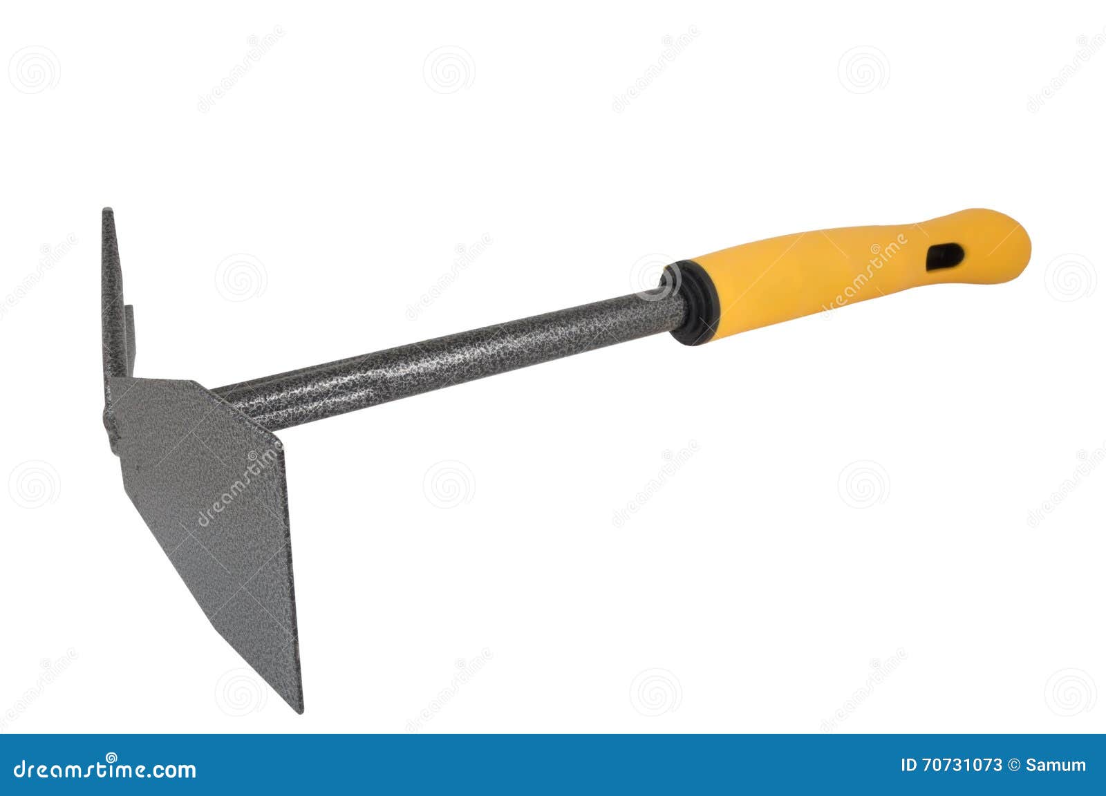 Garden hoe tool stock image. Image of cultivation, hand - 70731073