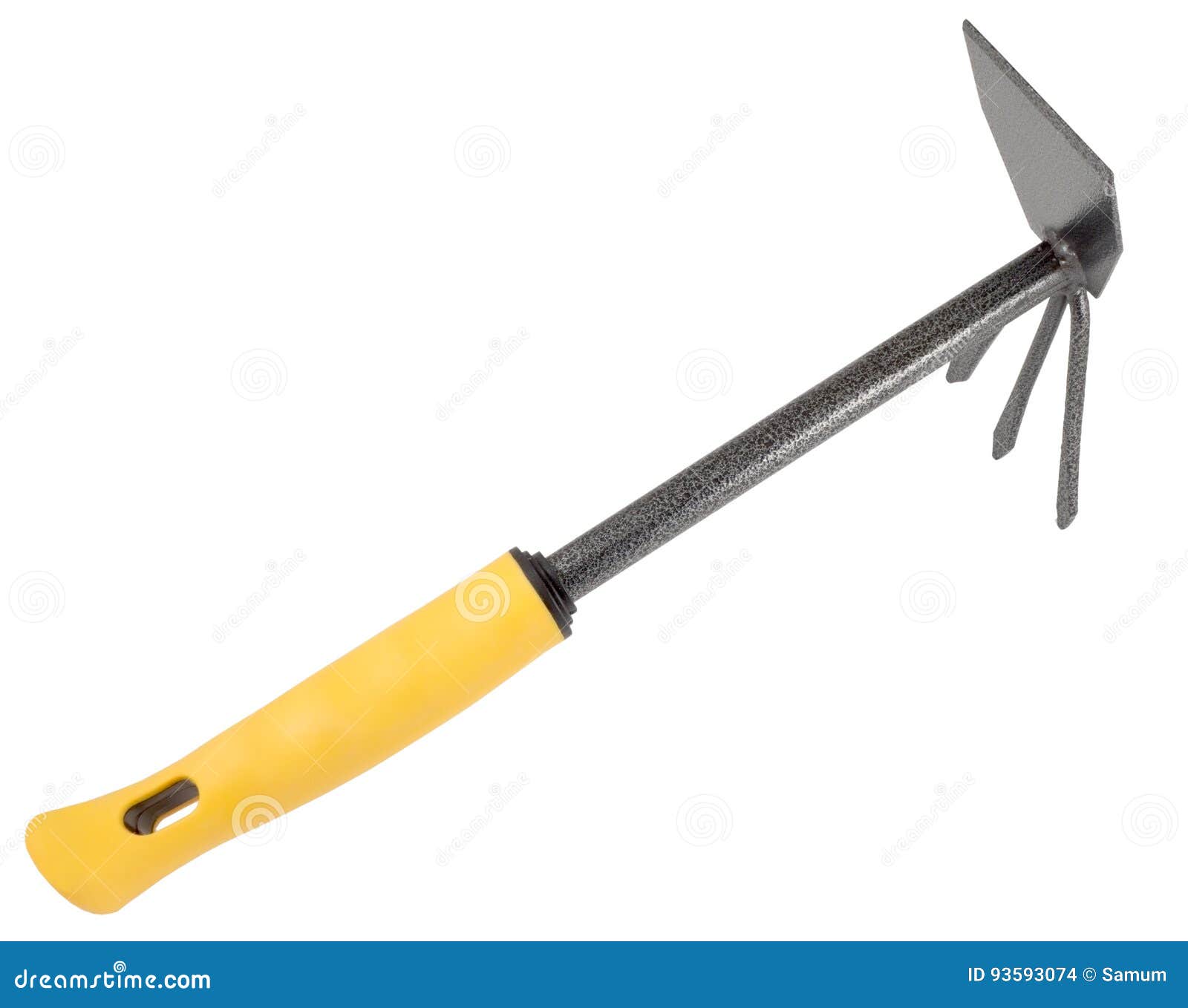 Garden hoe tool stock photo. Image of isolated, growth - 93593074