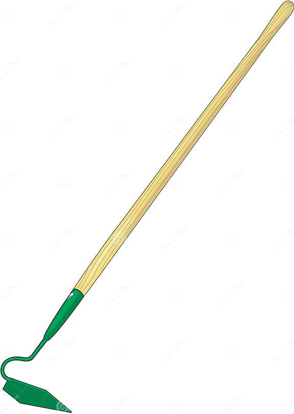 Garden Hoe Vector Illustration Stock Vector - Illustration of gardener ...