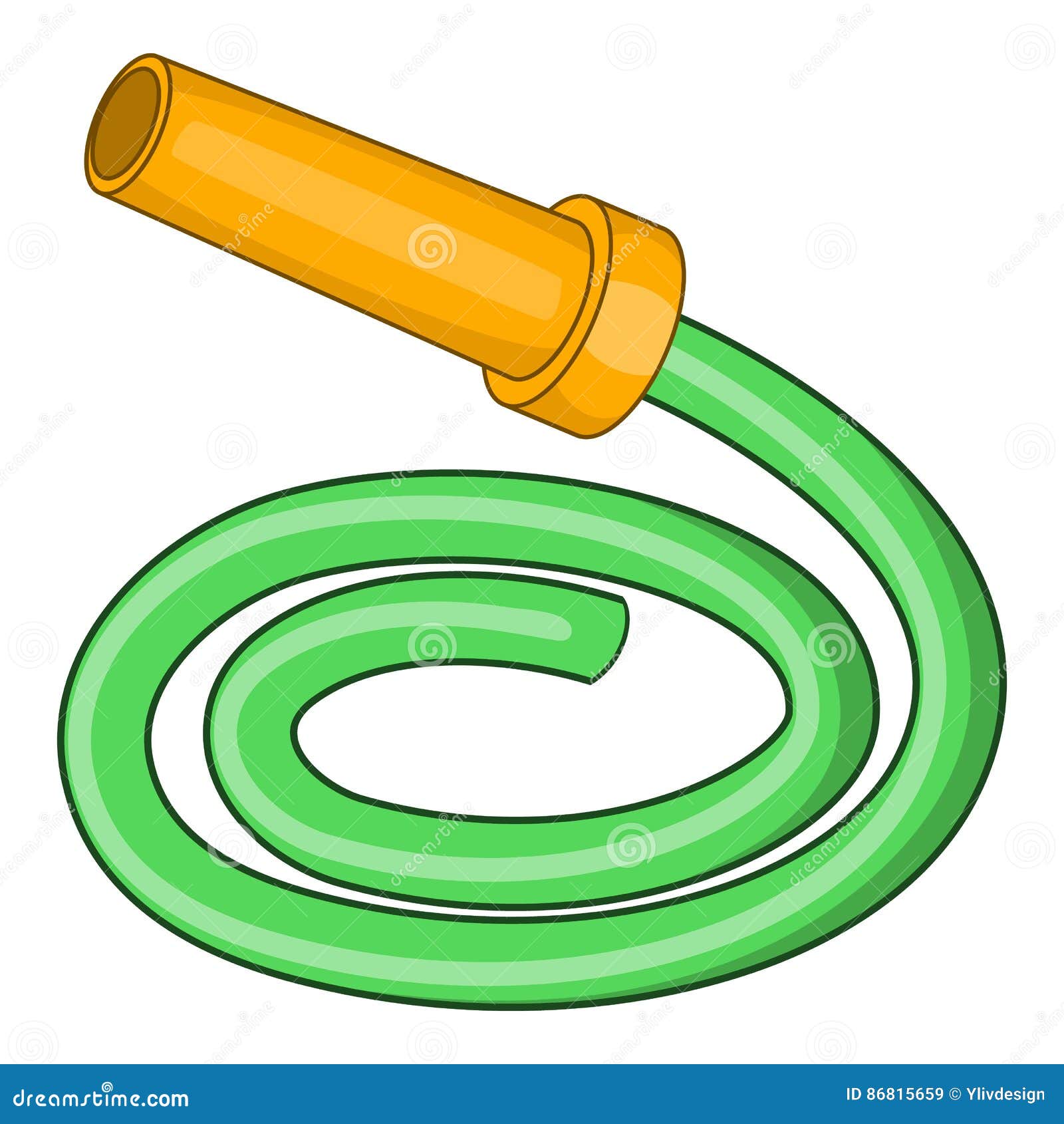 Garden Hose Icon, Cartoon Style Stock Vector - Illustration of concept ...