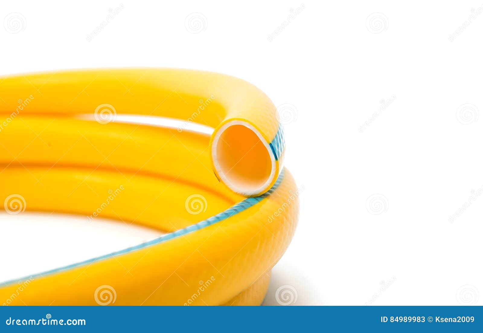 Garden hose isolated stock image. Image of water, amarilla - 84989983