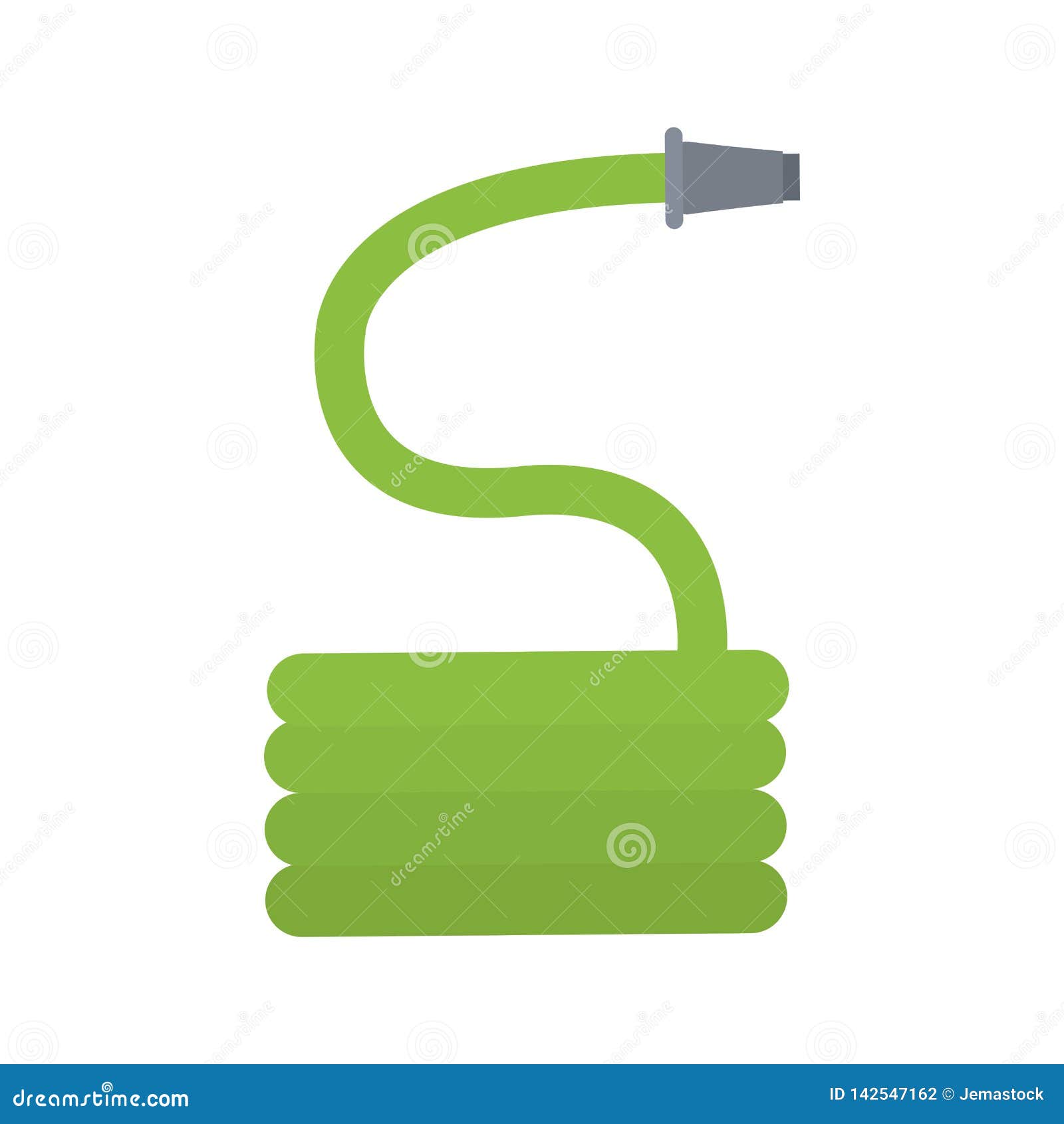 Garden hose tool isolated stock vector. Illustration of farm - 142547162