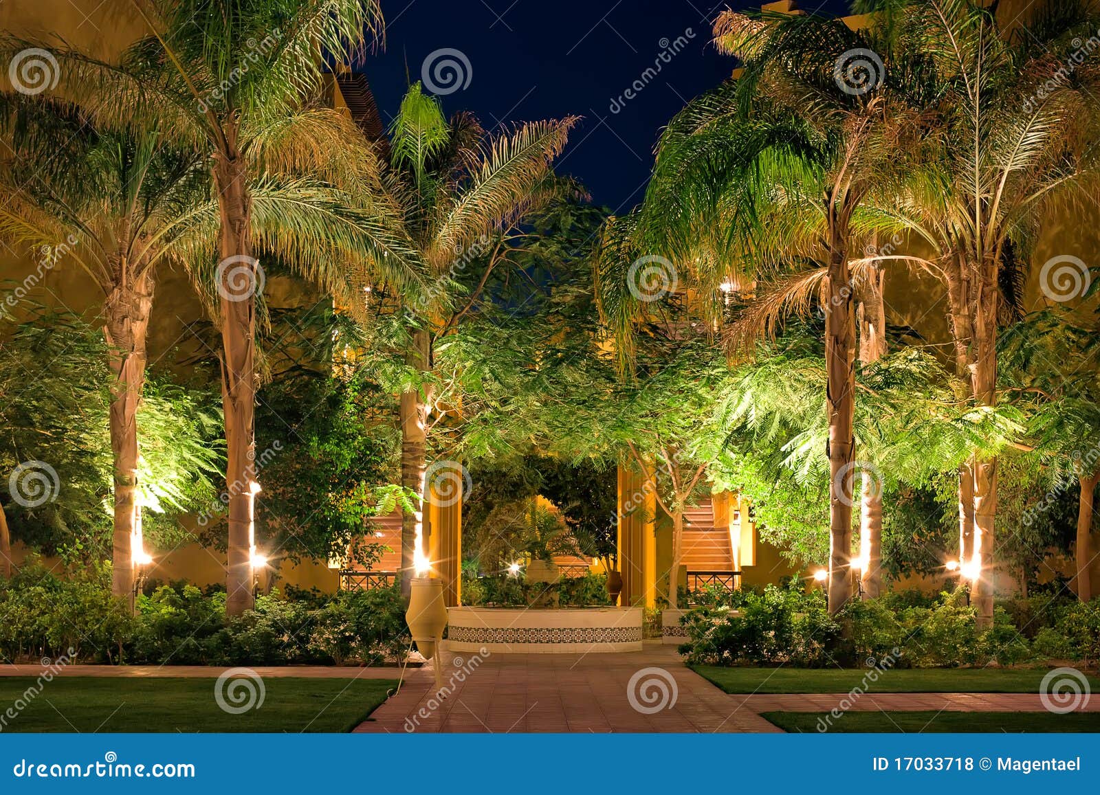 Garden of the hotel stock photo. Image of culture, outdoors - 17033718
