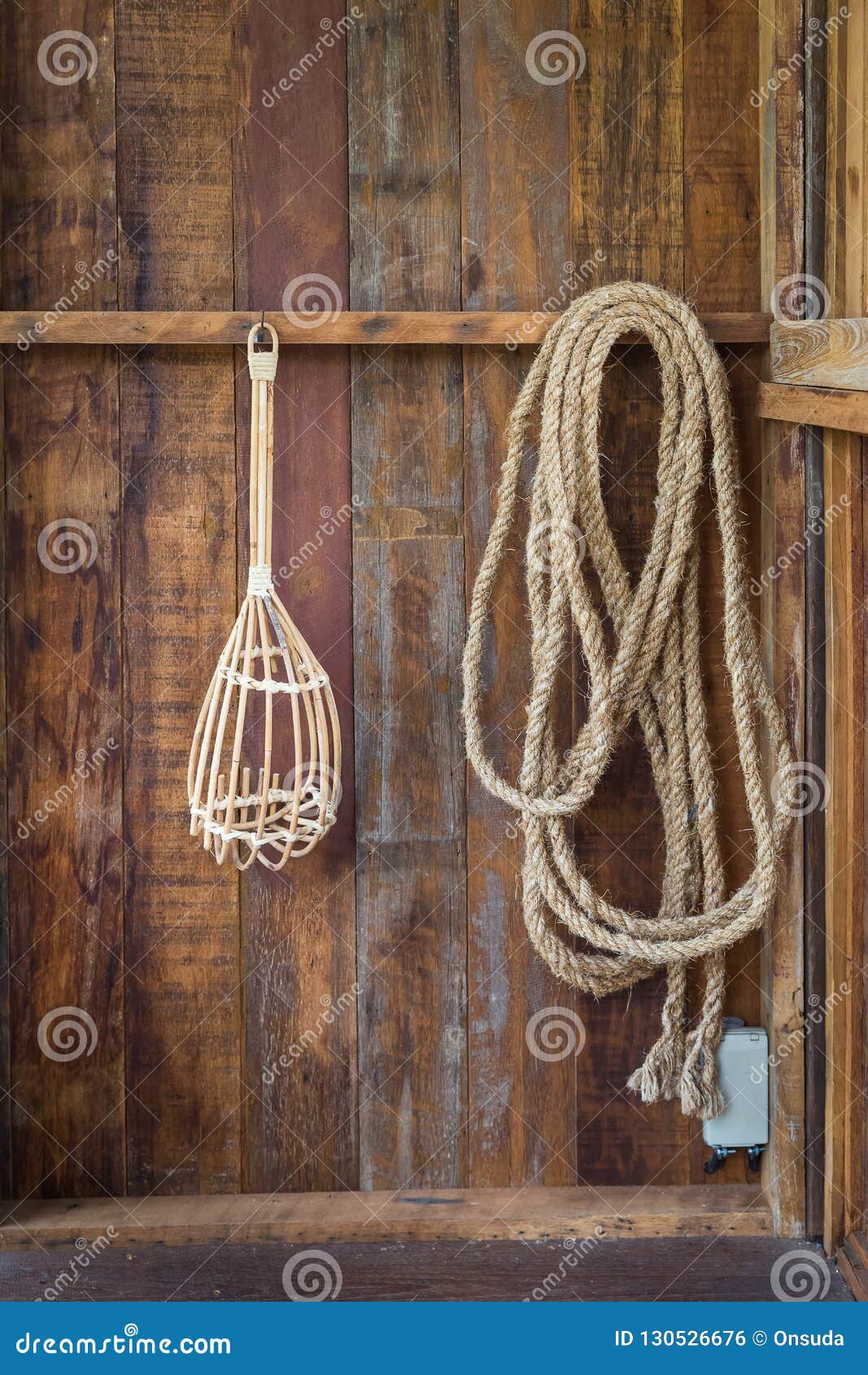 Garden instruments on wall stock photo. Image of instrument - 130526676