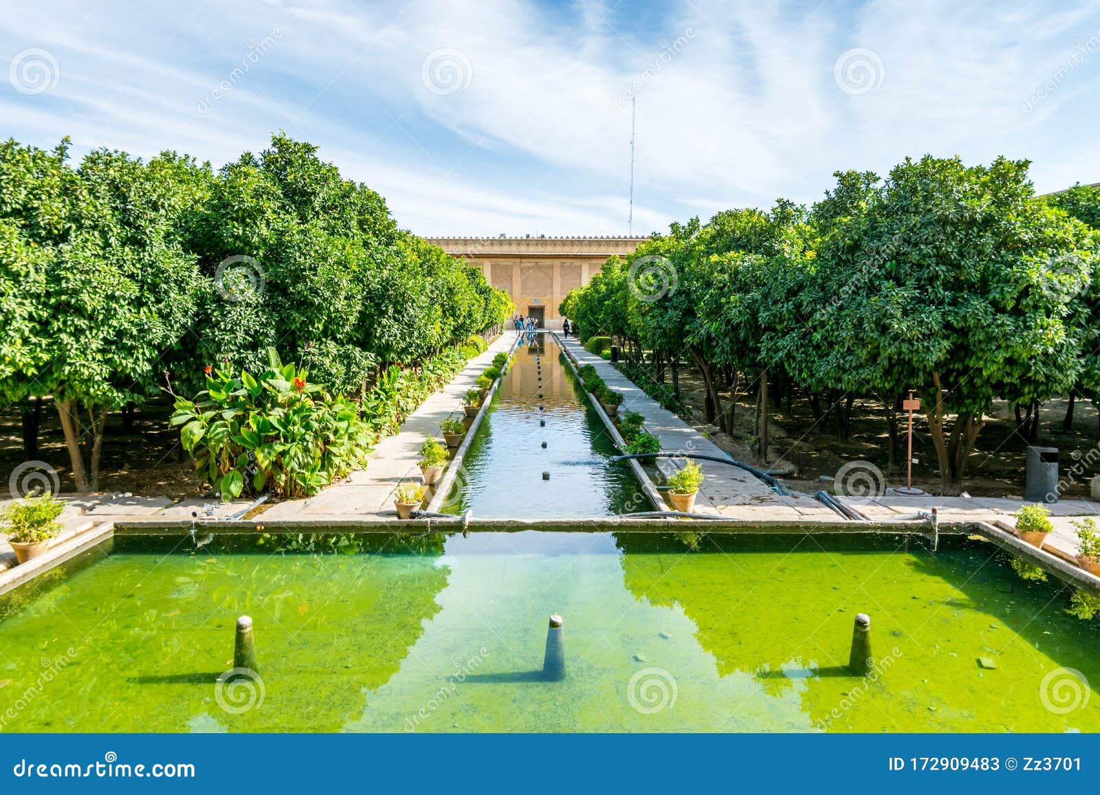 Garden of Interiors of the Arg of Karim Khan, or Karim Khan Citadel ...