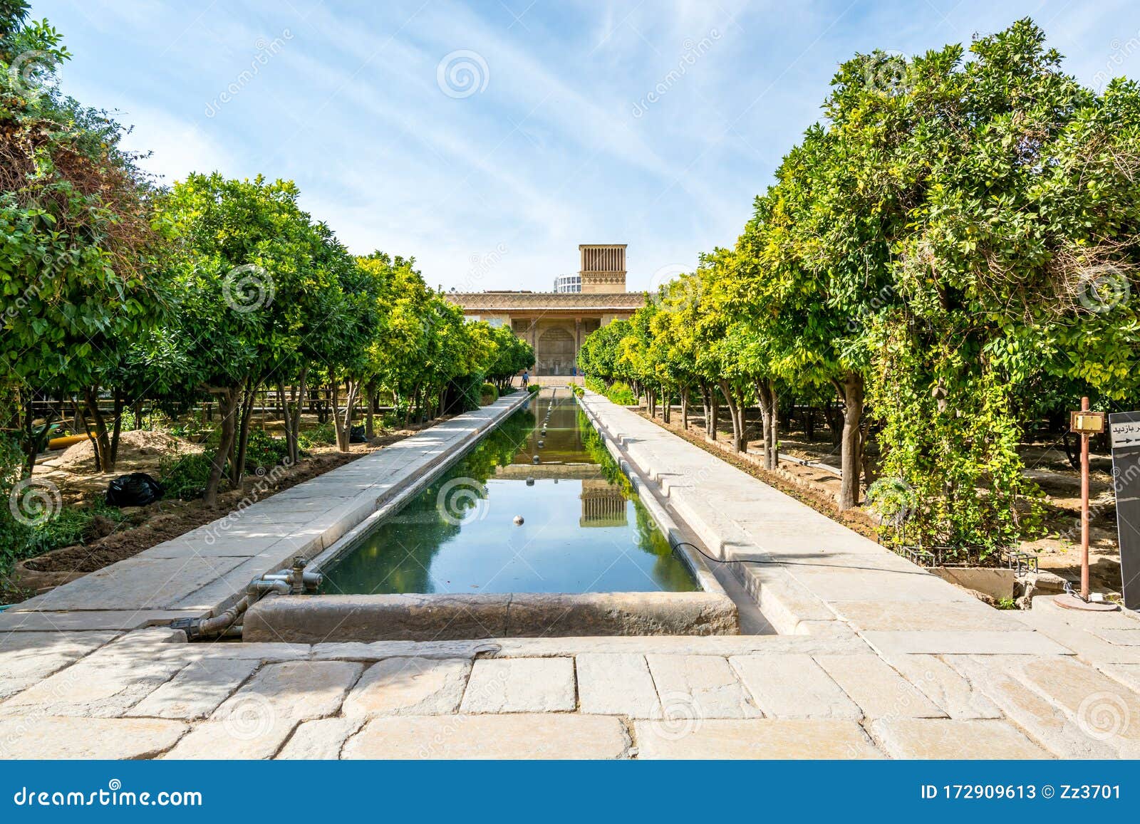 Garden of Interiors of the Arg of Karim Khan, or Karim Khan Citadel ...