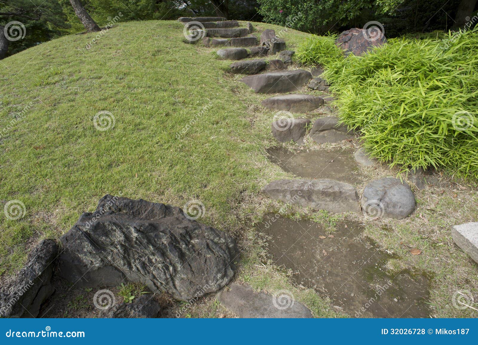Garden in Japan stock photo. Image of rock, relaxation - 32026728