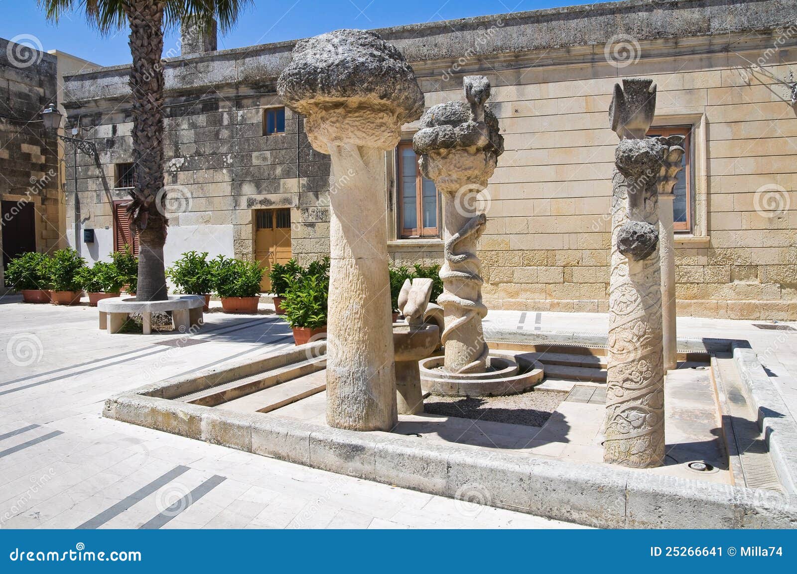 The Garden of Knowledge. Martano. Puglia. Italy. Stock Image - Image of ...