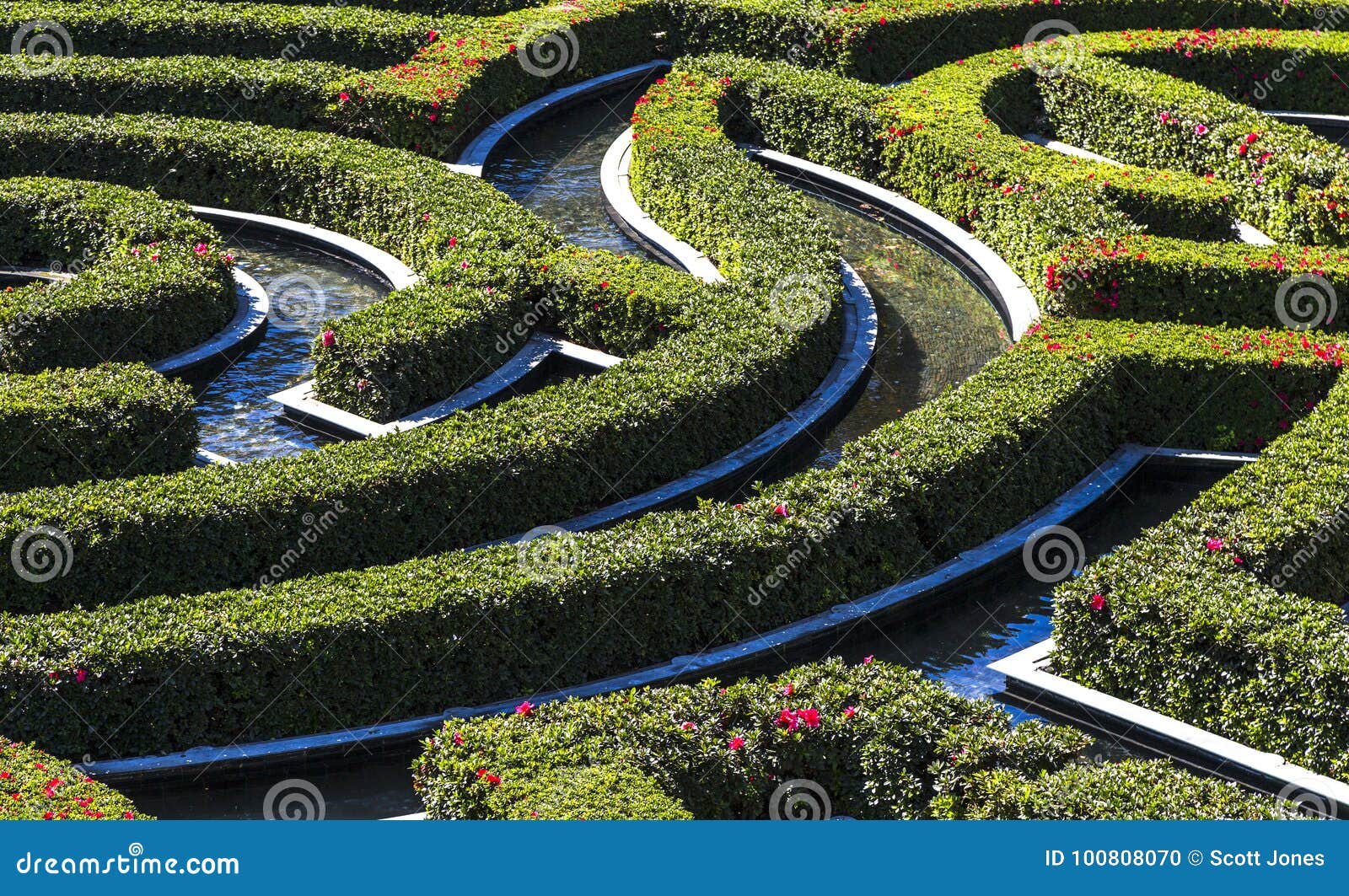 Garden Labyrinth stock photo. Image of california, labyrinth - 100808070