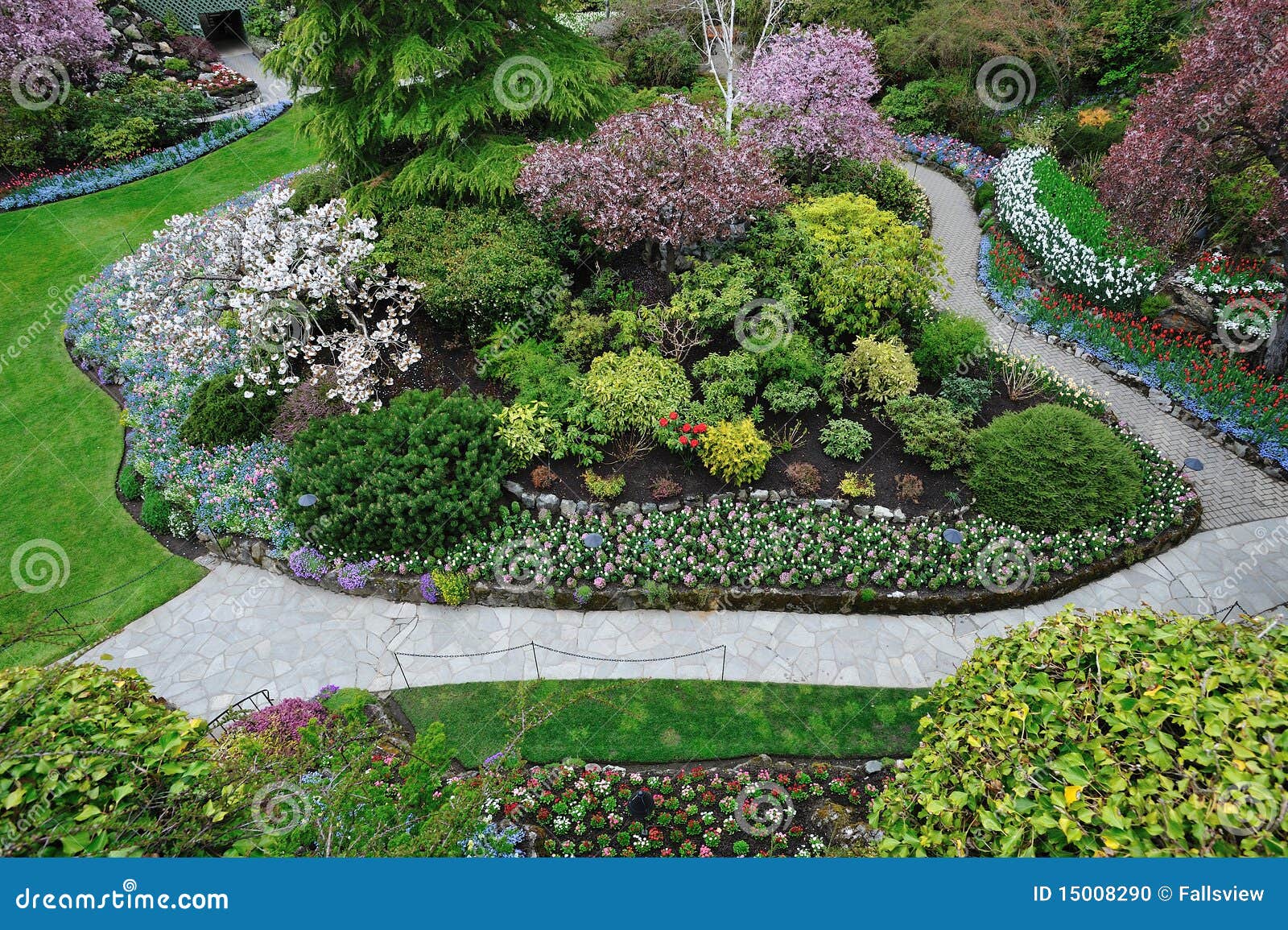 Garden landscaping stock photo. Image of beauty, gardens - 15008290