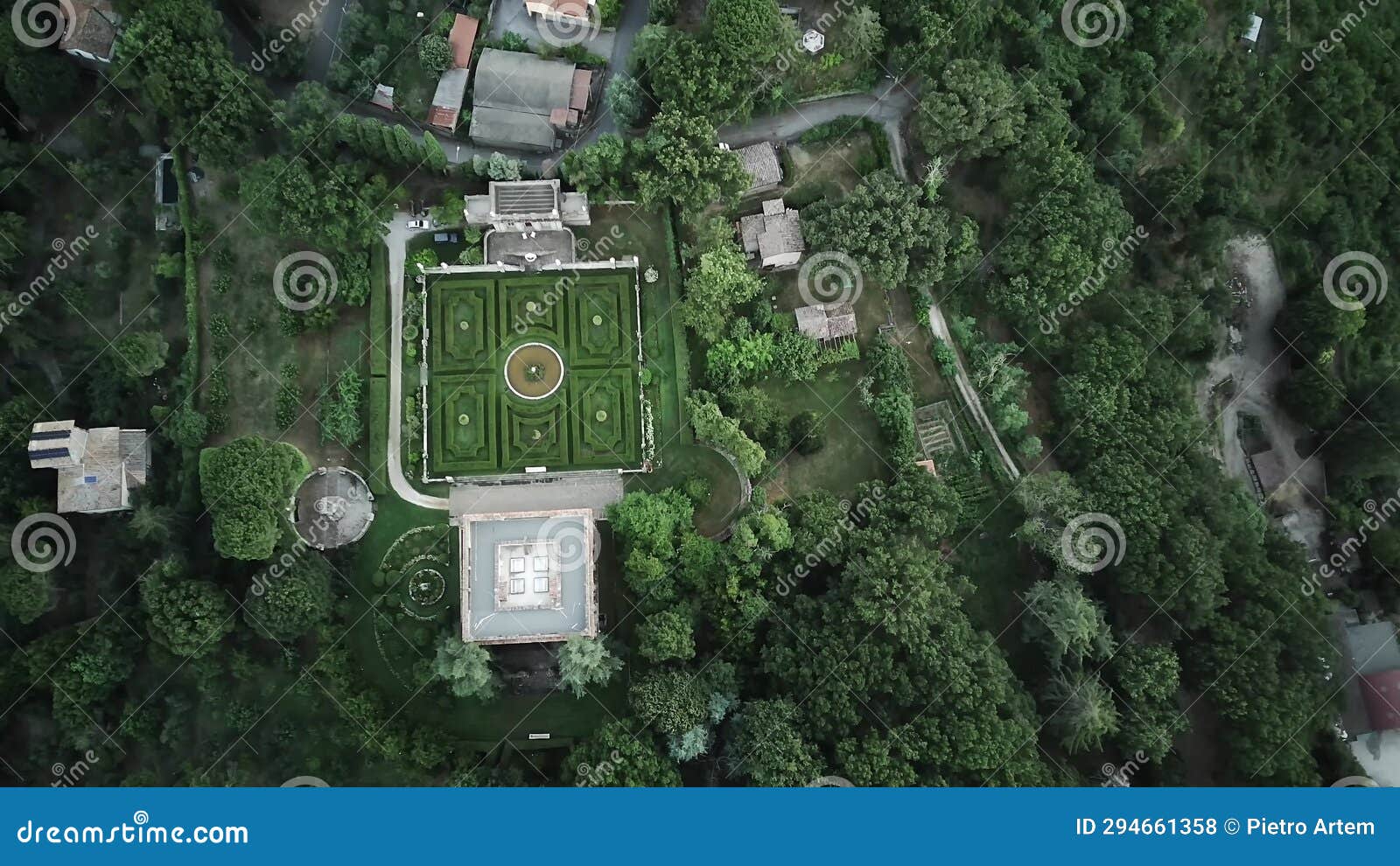 Garden Maze, Bird S Eye View Stock Footage - Video of pattern ...