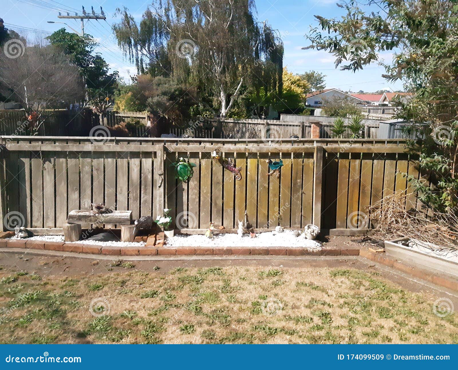 Garden outside in my home stock image. Image of outside - 174099509