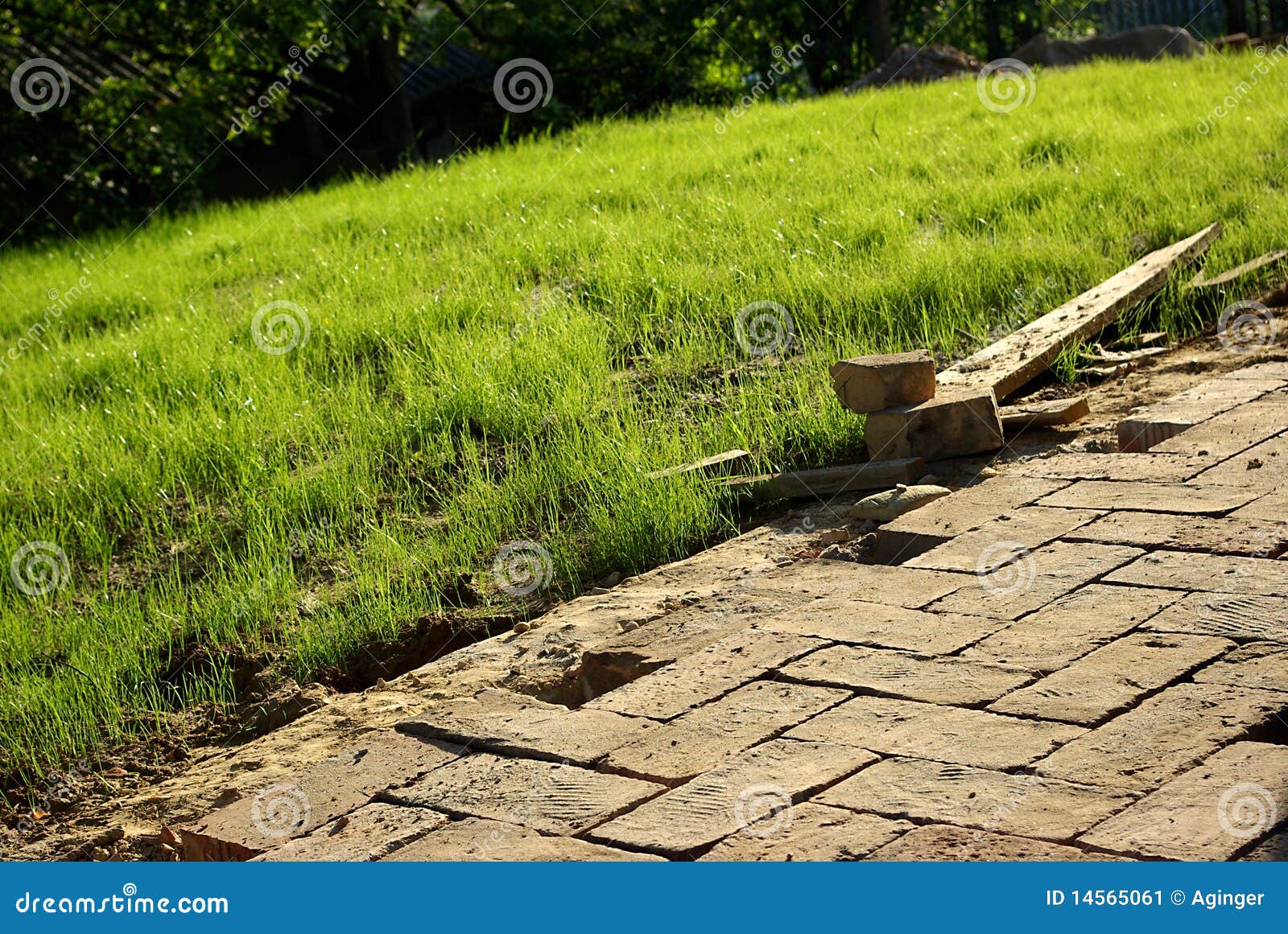 Garden path architecture stock image. Image of tile, construction ...