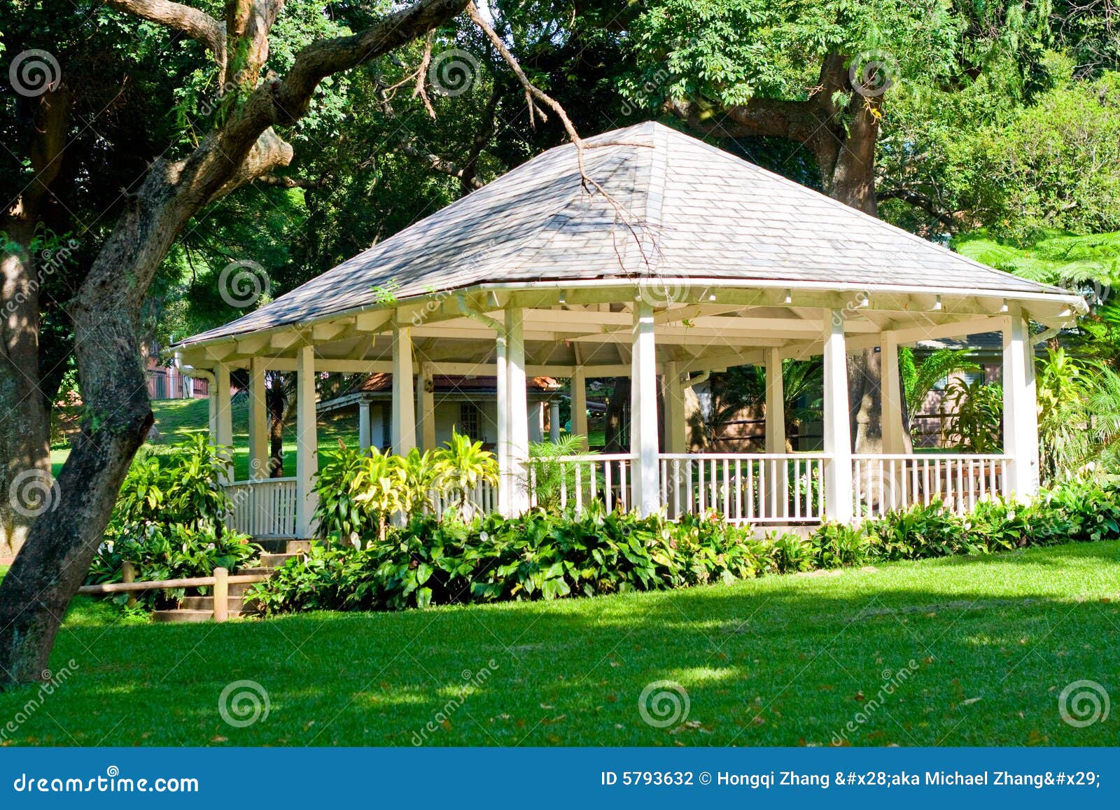 Garden pavilion stock photo. Image of botanic, field, lown - 5793632