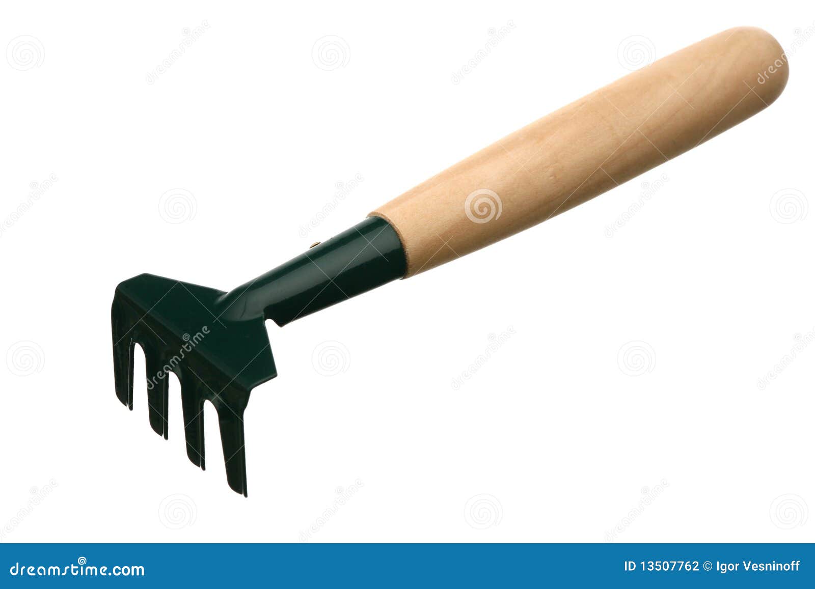 Garden rake stock photo. Image of weeds, digging, white - 13507762