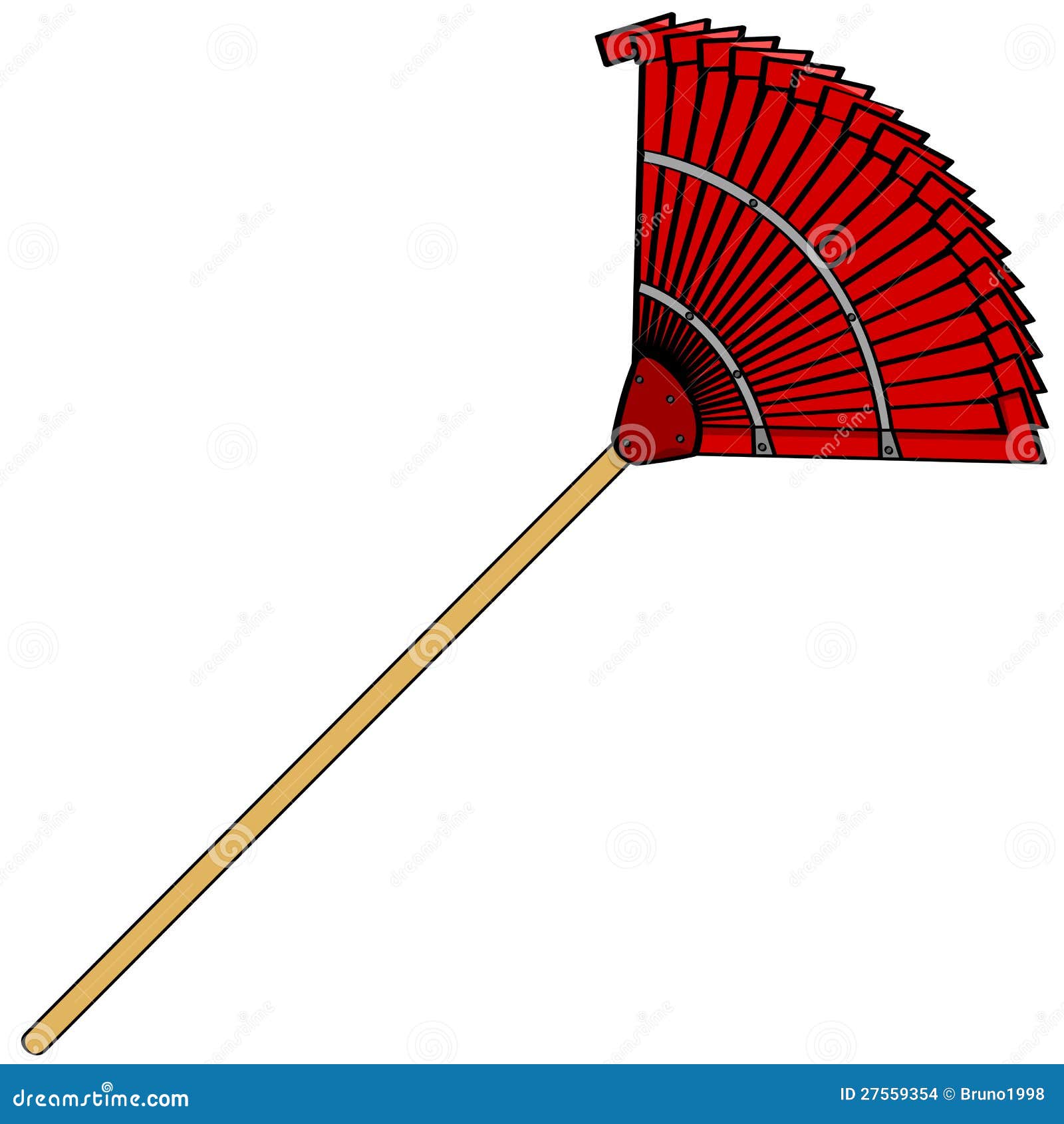 Garden rake stock vector. Illustration of maintenance - 27559354