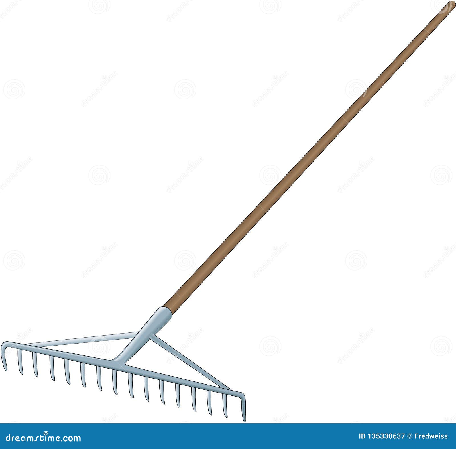 Garden Rake Icon. Element Of Farming And Garden Icons. Premium Q ...