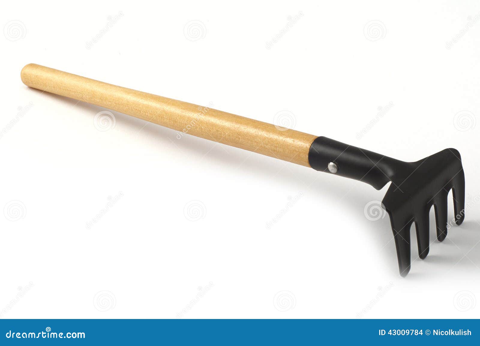 Garden Rakes Separately on a White Stock Photo - Image of garden, iron ...