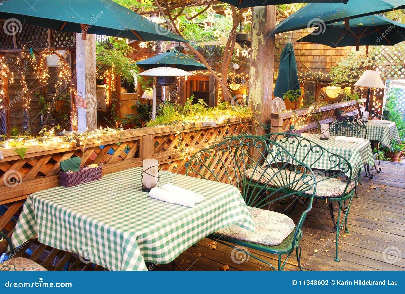 Garden Restaurant stock photo. Image of plants, diner - 11348602