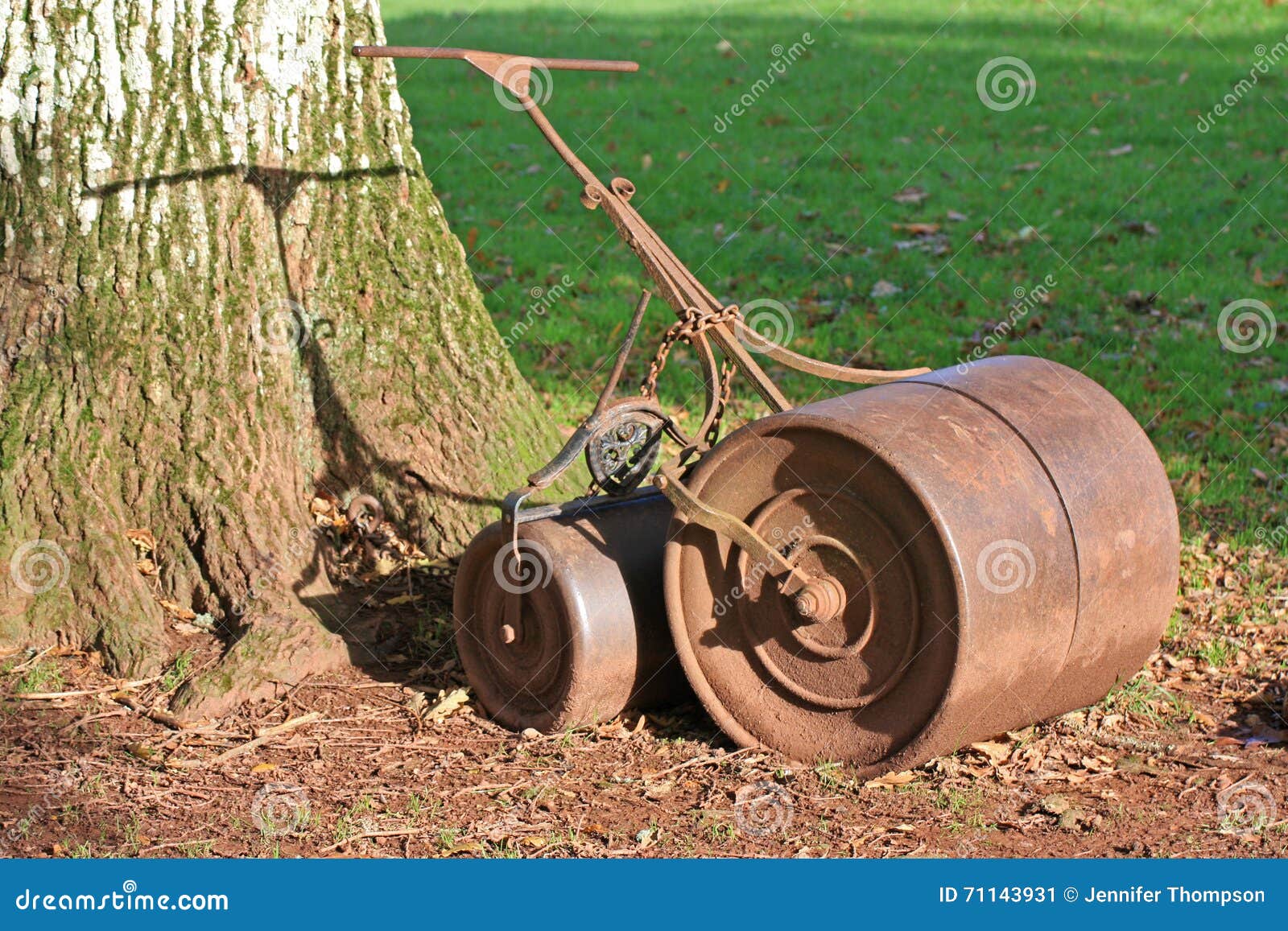 Garden Roller stock image. Image of lawn, roller, roll - 71143931