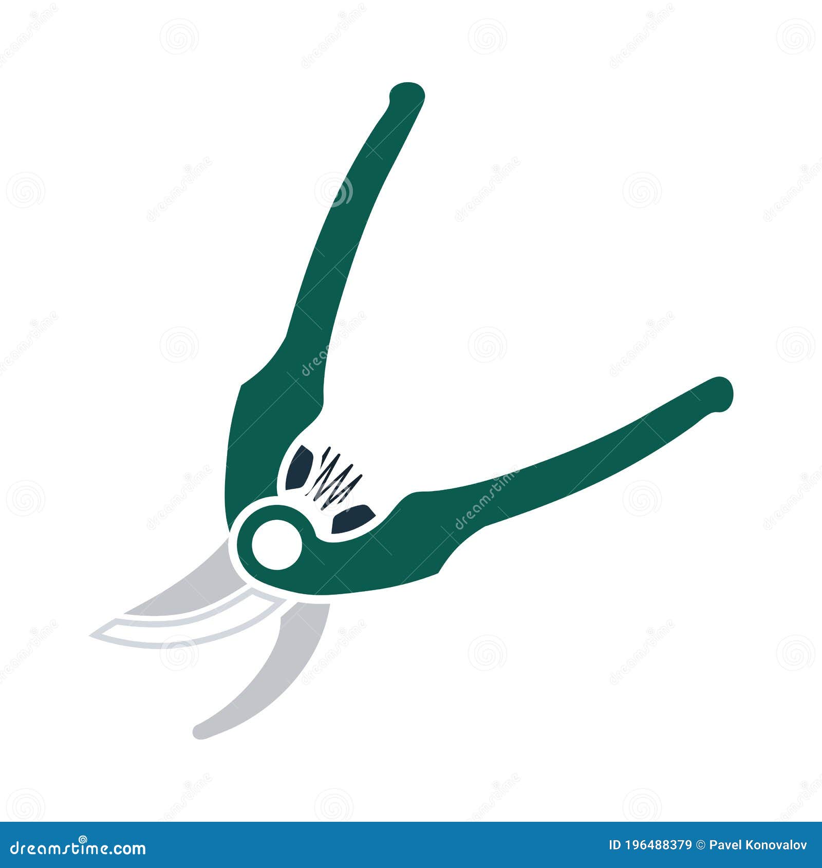Garden Scissors Icon stock vector. Illustration of tool - 196488379
