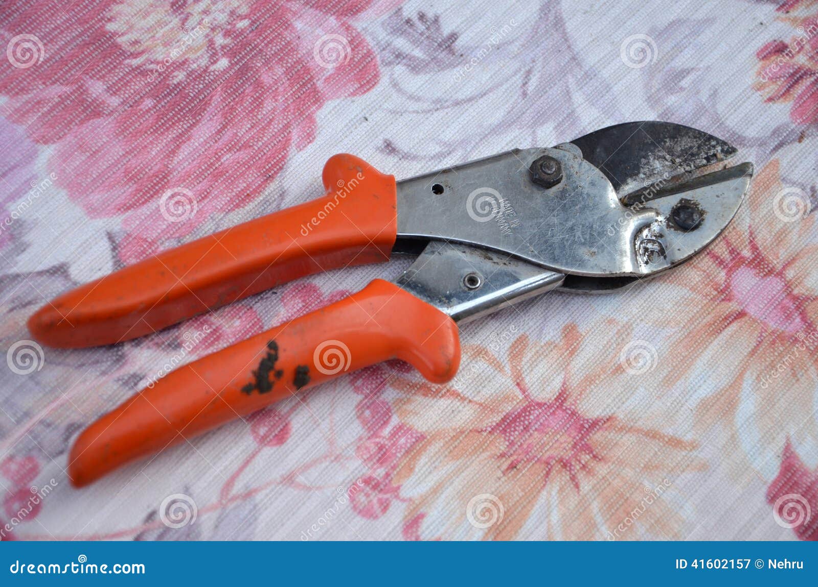 Garden scissors stock image. Image of macro, tool, scissor - 41602157