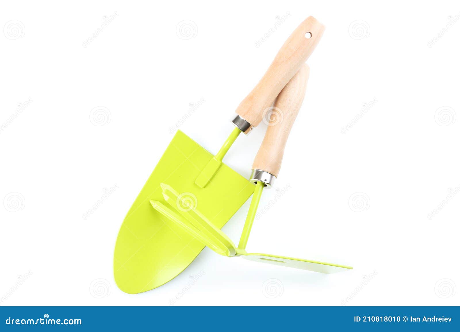 Garden shovel and rake stock photo. Image of hobby, clean - 210818010