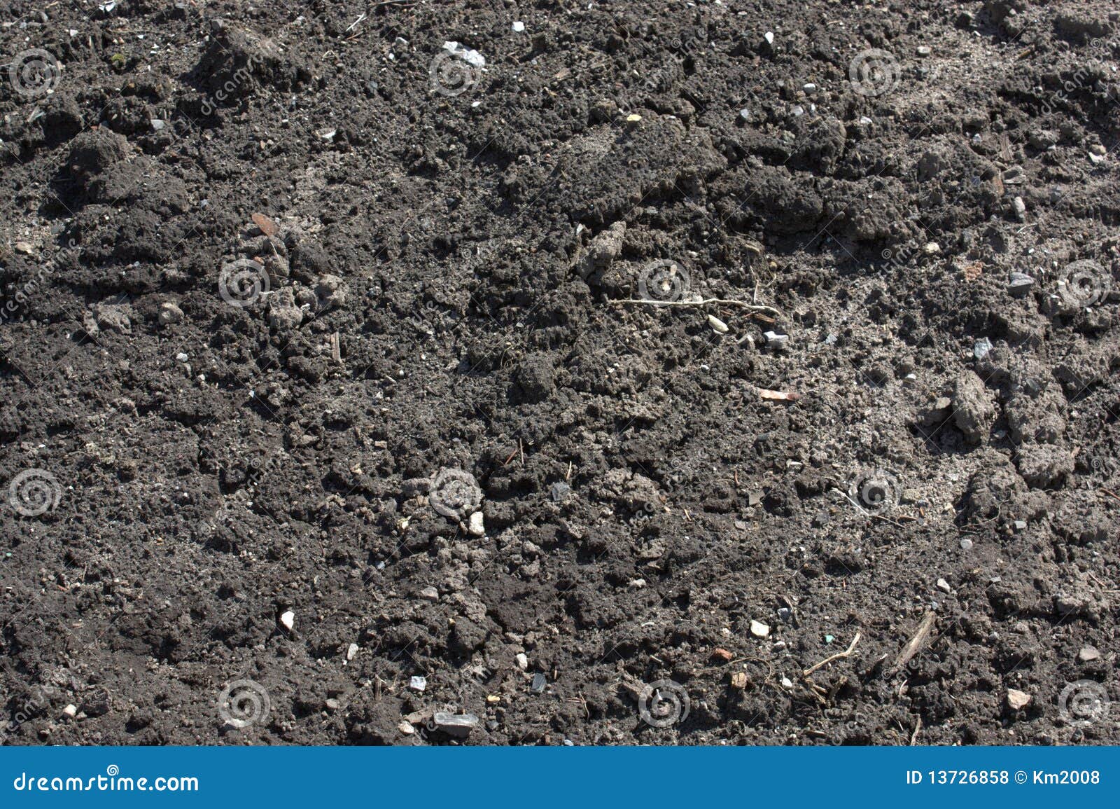 Garden Soil Texture Frame Background Top View Isolated On White Royalty ...
