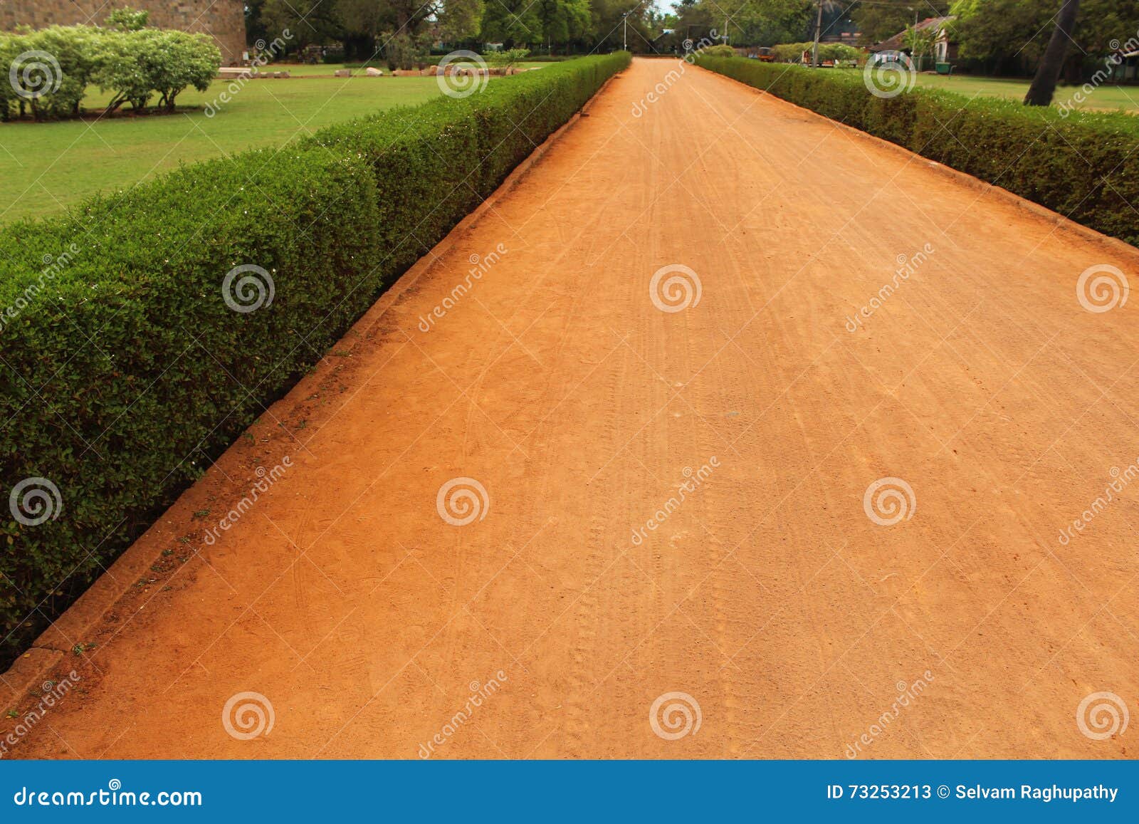 Garden Soil path stock image. Image of growth, direction - 73253213