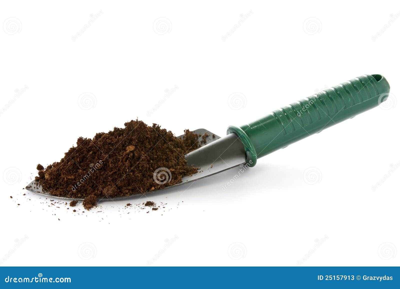 Garden spade with soil stock image. Image of soil, friendly - 25157913