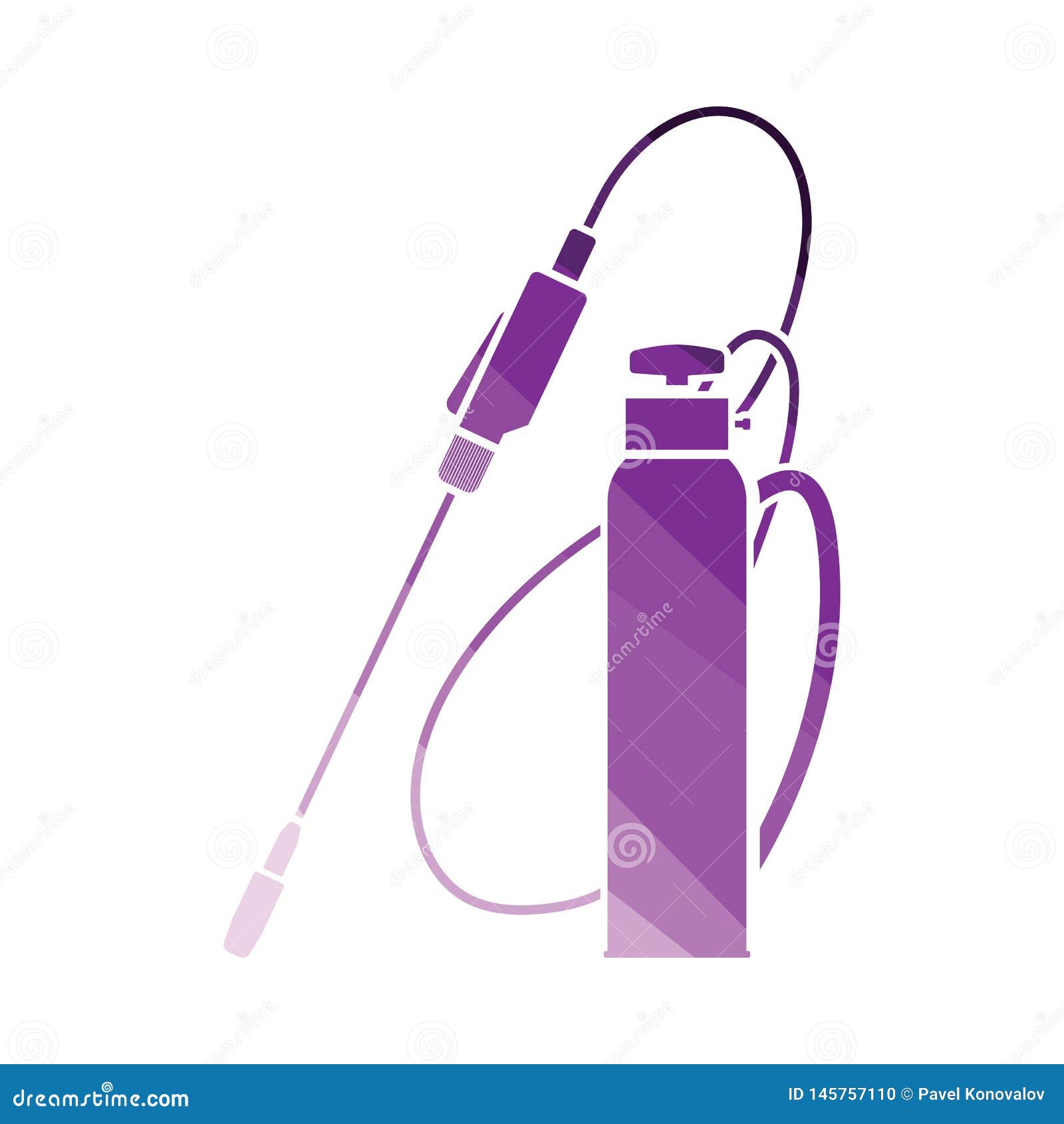 Garden sprayer icon stock vector. Illustration of item - 145757110