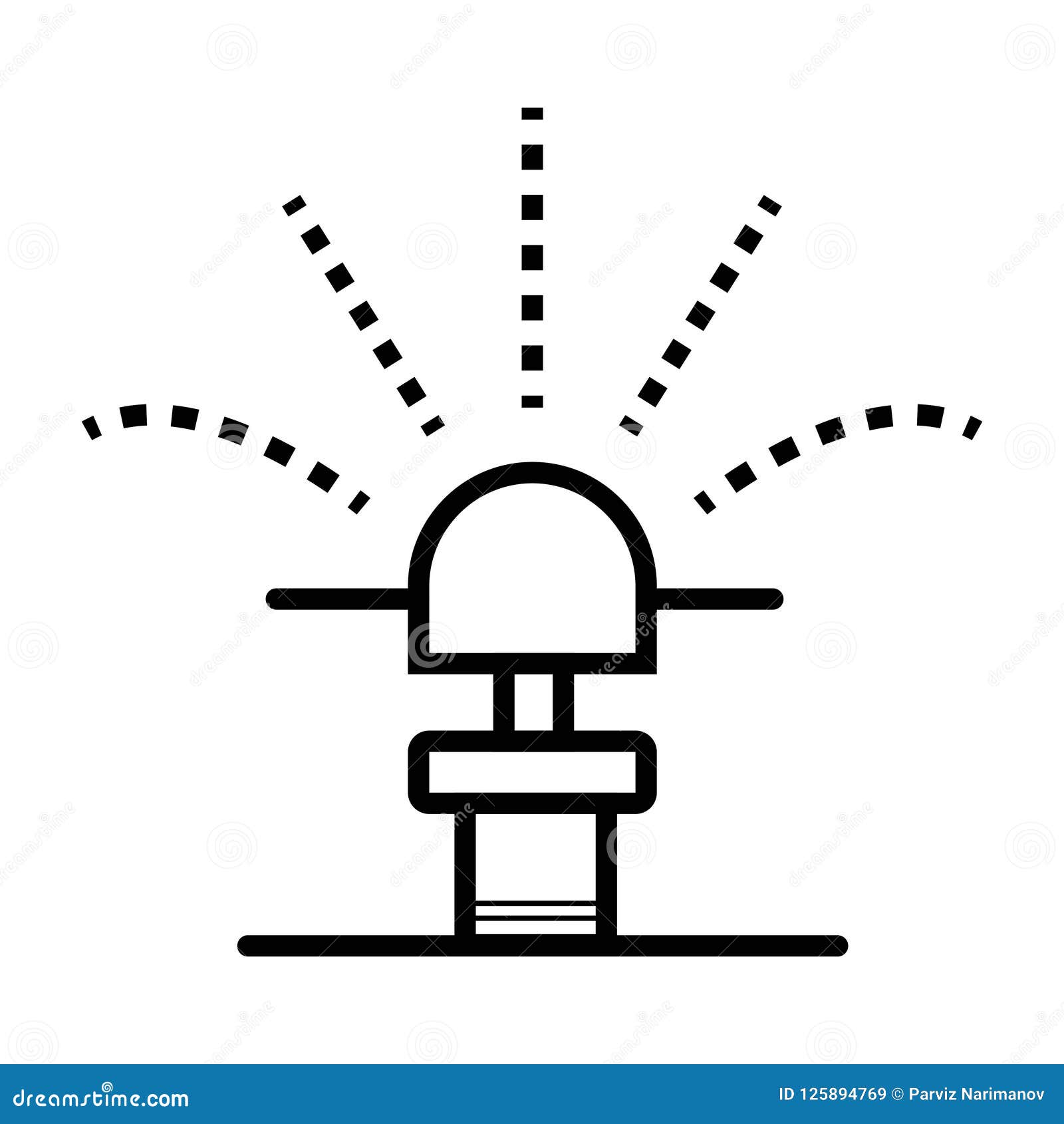 Garden Sprinkler Icon. Automatic Lawn Watering System Vector Ill Stock ... Garden Sprinkler Icon. Automatic Lawn Watering System Vector Ill Stock ...