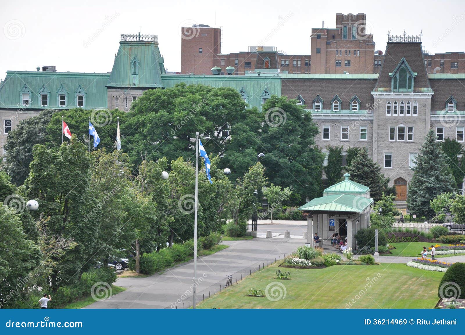 Garden at St Joseph S Oratory in Montreal Stock Image - Image of ...