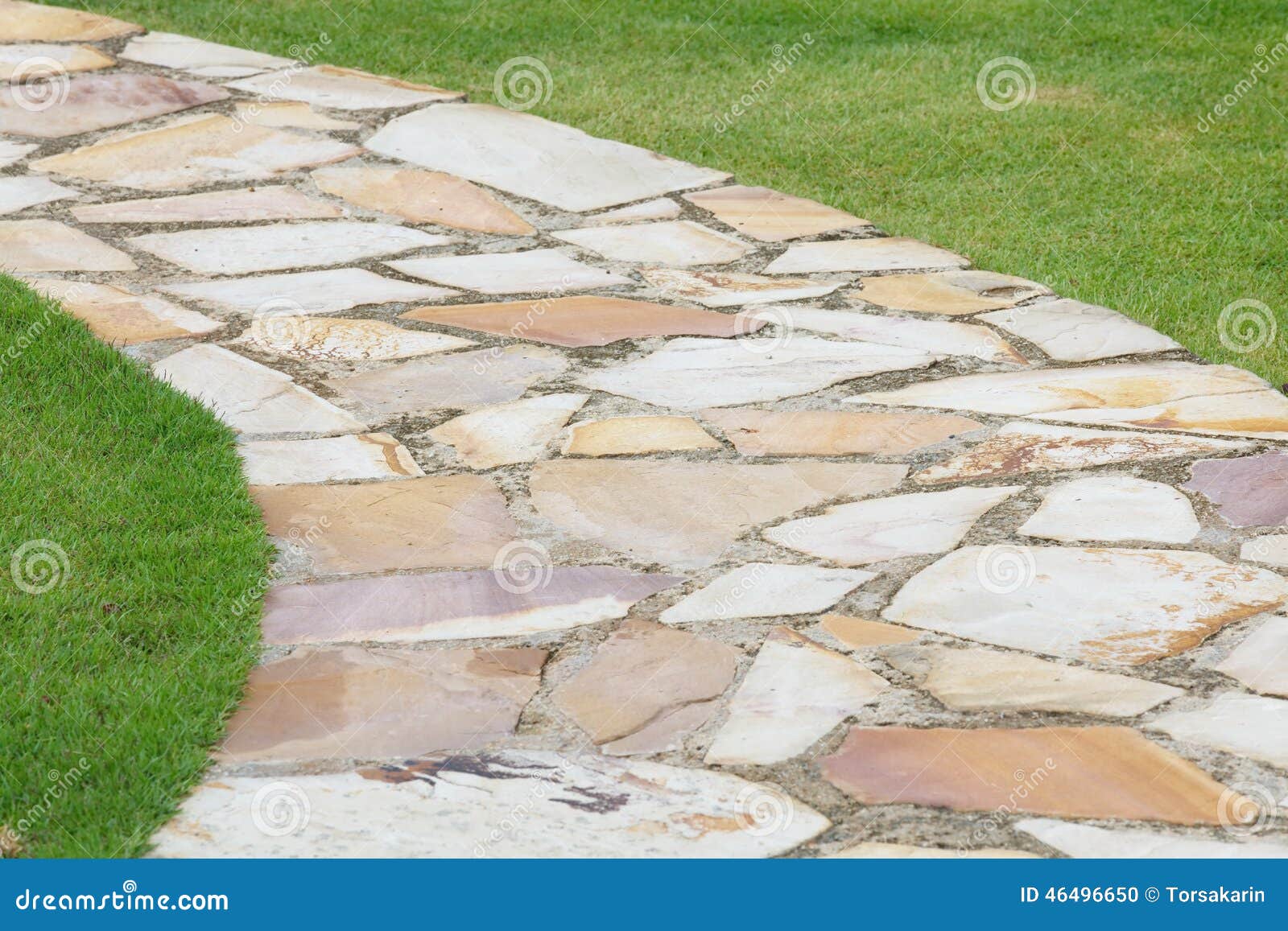 Garden Stone Nature Pathway Stock Photo - Image of nature, calm: 46496650