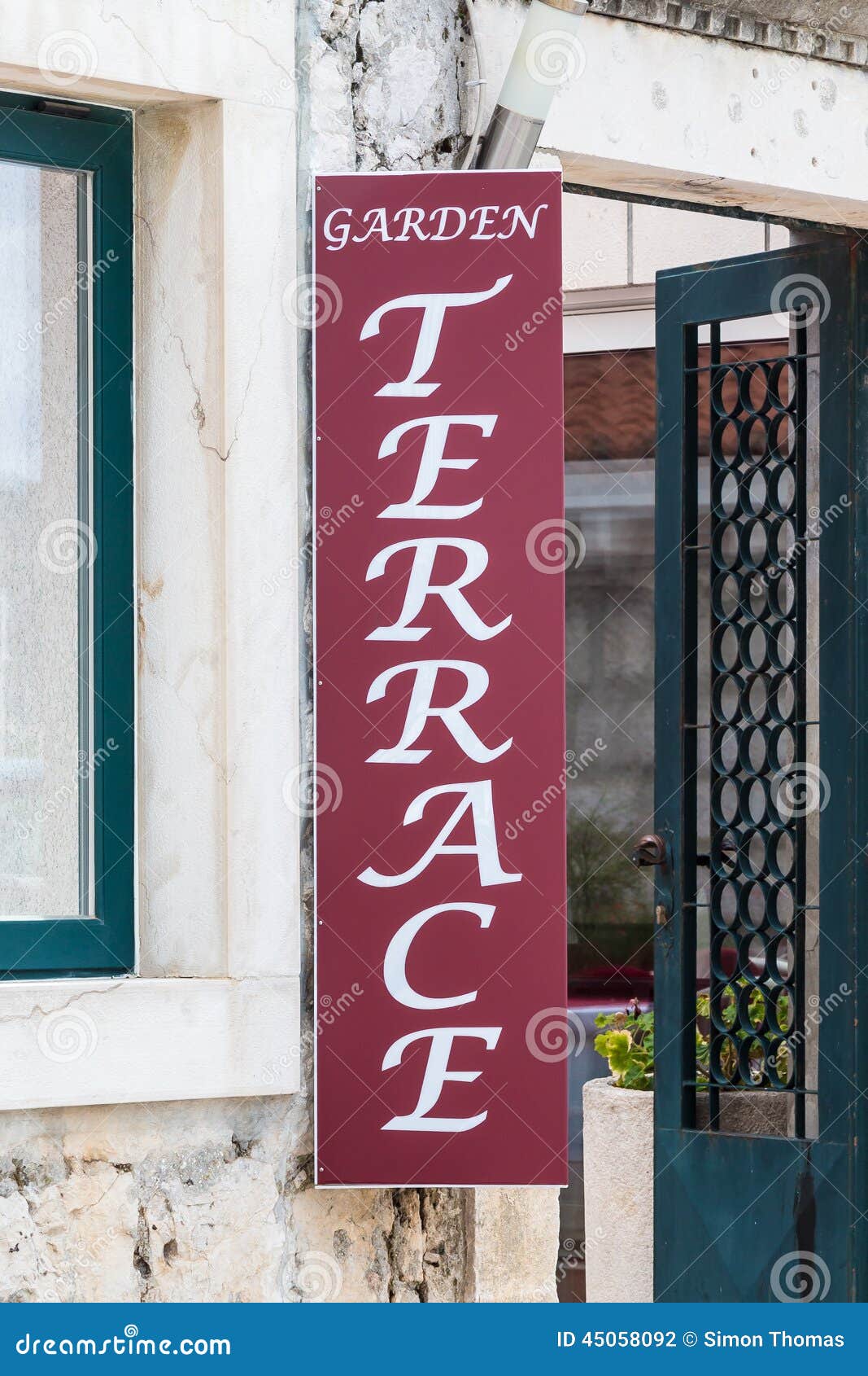 Garden Terrace stock photo. Image of relax, garden, relaxation - 45058092